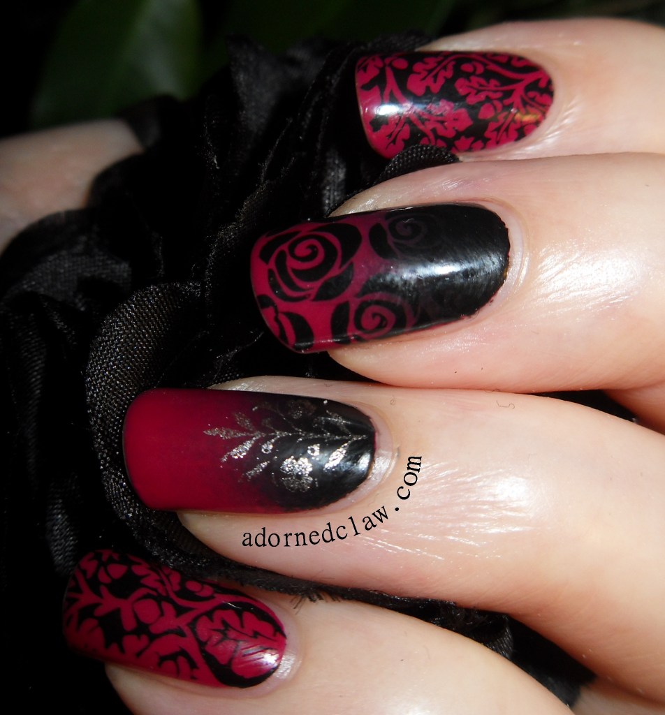 Vampy Valentine’s Nail Art | The Adorned Claw