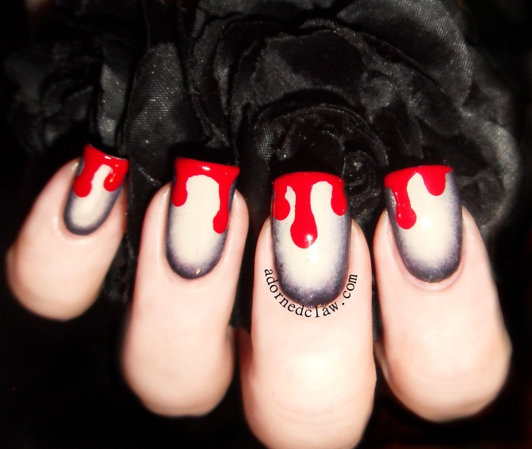 Gory Blood Dripping Nails! | The Adorned Claw